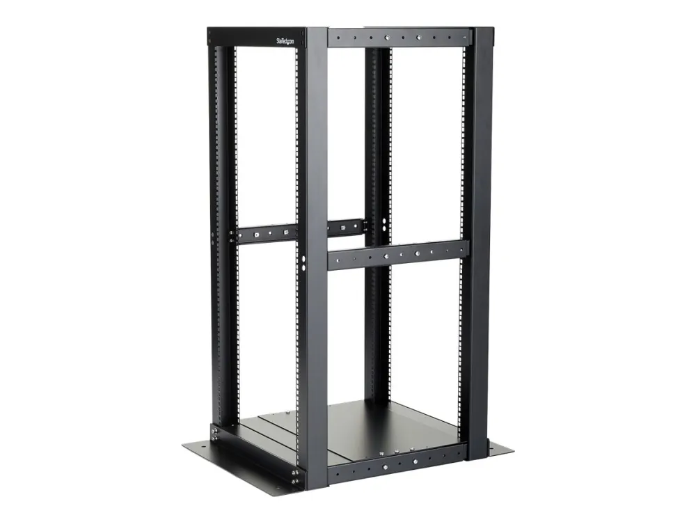 StarTech.com 25U Open Frame Server Rack - 994lb Capacity - 4 Post ...