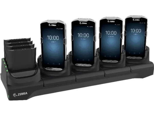 Zebra 5Slot Charge Only Cradle w/Spare Battery Charger - Handhållen laddningsstånd ...