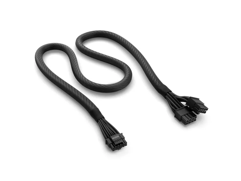 NZXT 12VHPWR Adapter Cable - Strømkabel - 16-pin PCI-strøm (han) til 8 ...