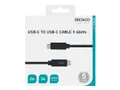 DELTACO - USB-kabel - 24 pin USB-C (han) til 24 pin USB-C (han) - 5 A ...